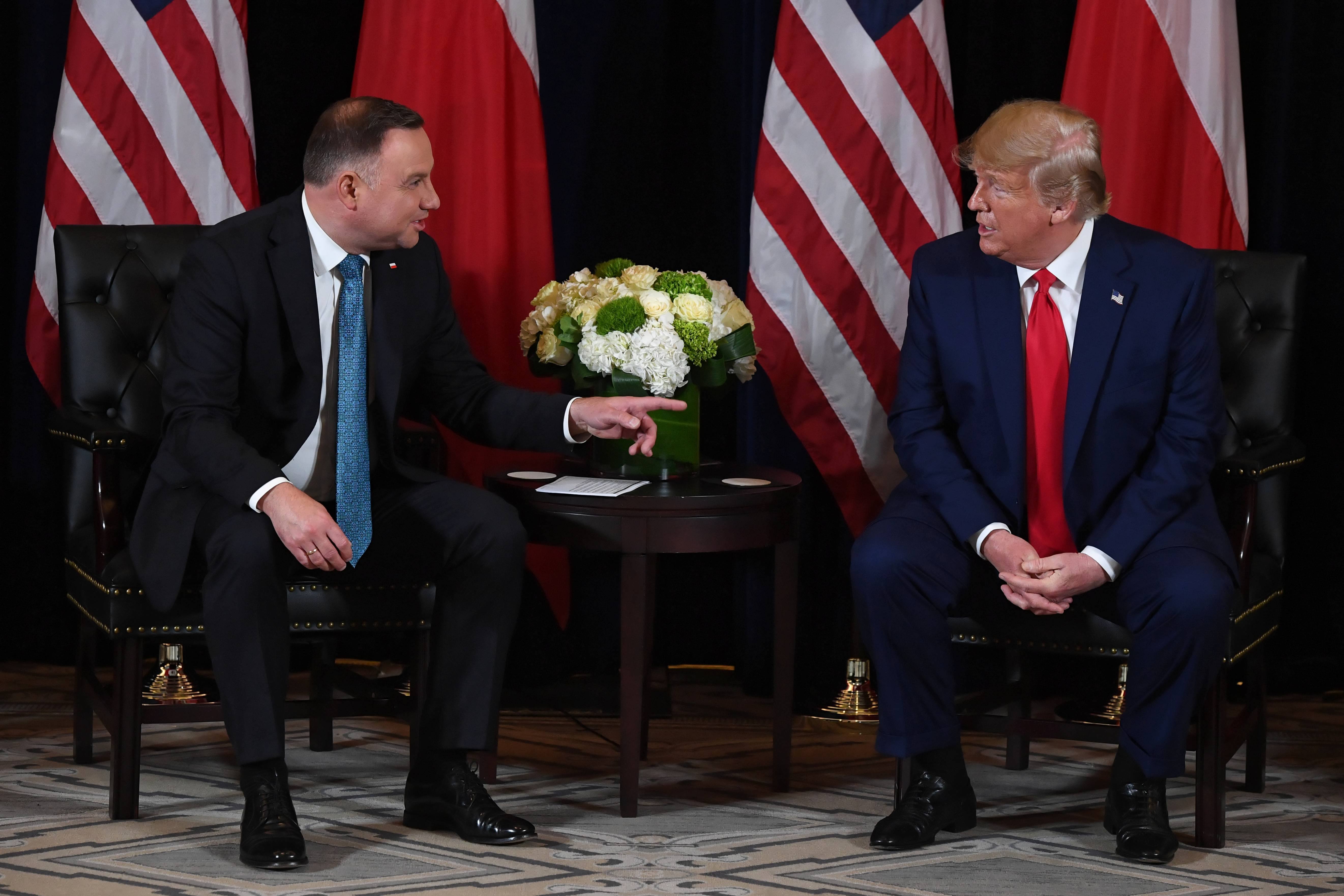 Będzie spotkanie Trump-Duda w Londynie. Ale do Polski prezydent USA się ...